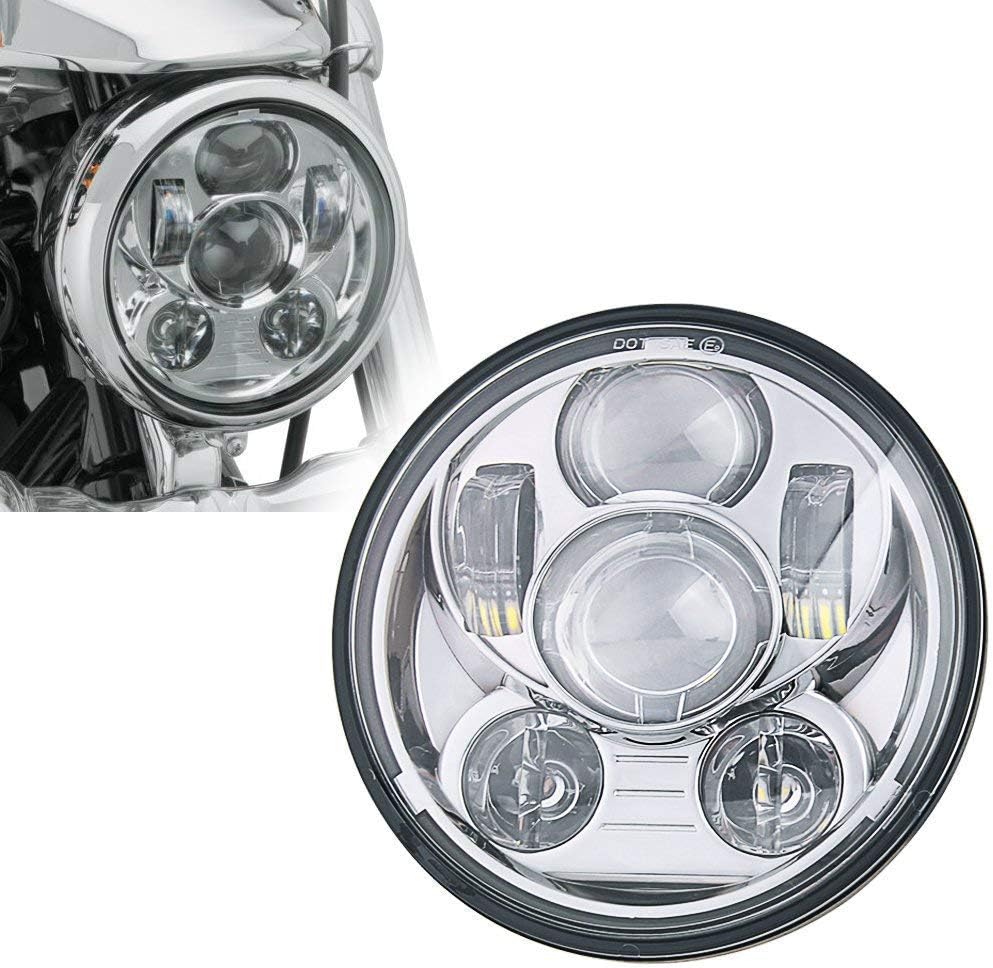 5-3/4 5.75 Inch Daymaker Projector LED Headlight for Harley Davidson ...
