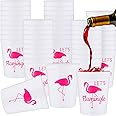 Amazon.com: Sabary 32 Pcs Let's Flamingle Cups 16 oz Stadium Reusable ...