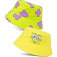 Amazon.com: SpongeBob SquarePants Kids Reversible Bucket Hat | Yellow ...