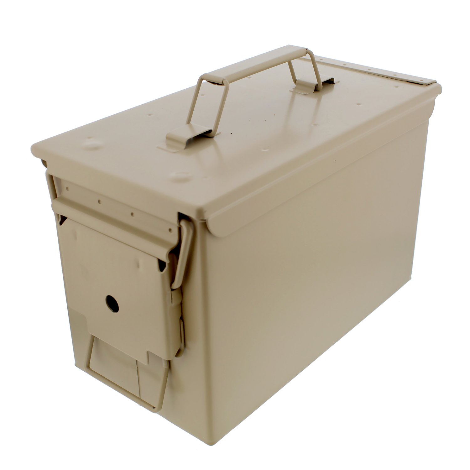 Redneck Convent Tan Metal Steel Empty Ammunition Box, Military Storage ...