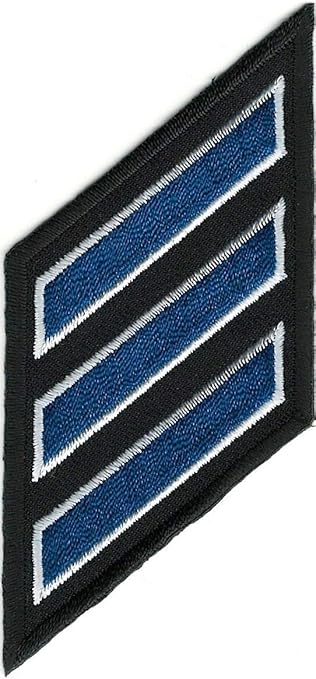 Amazon.com: Strong689 1 3/4" x 3 3/4" Police Three 3 Stripe Hash 15 ...