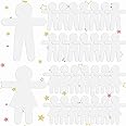 Amazon.com: Fuutreo 108 Pcs Paper Shapes Blank Paper Cutouts ...
