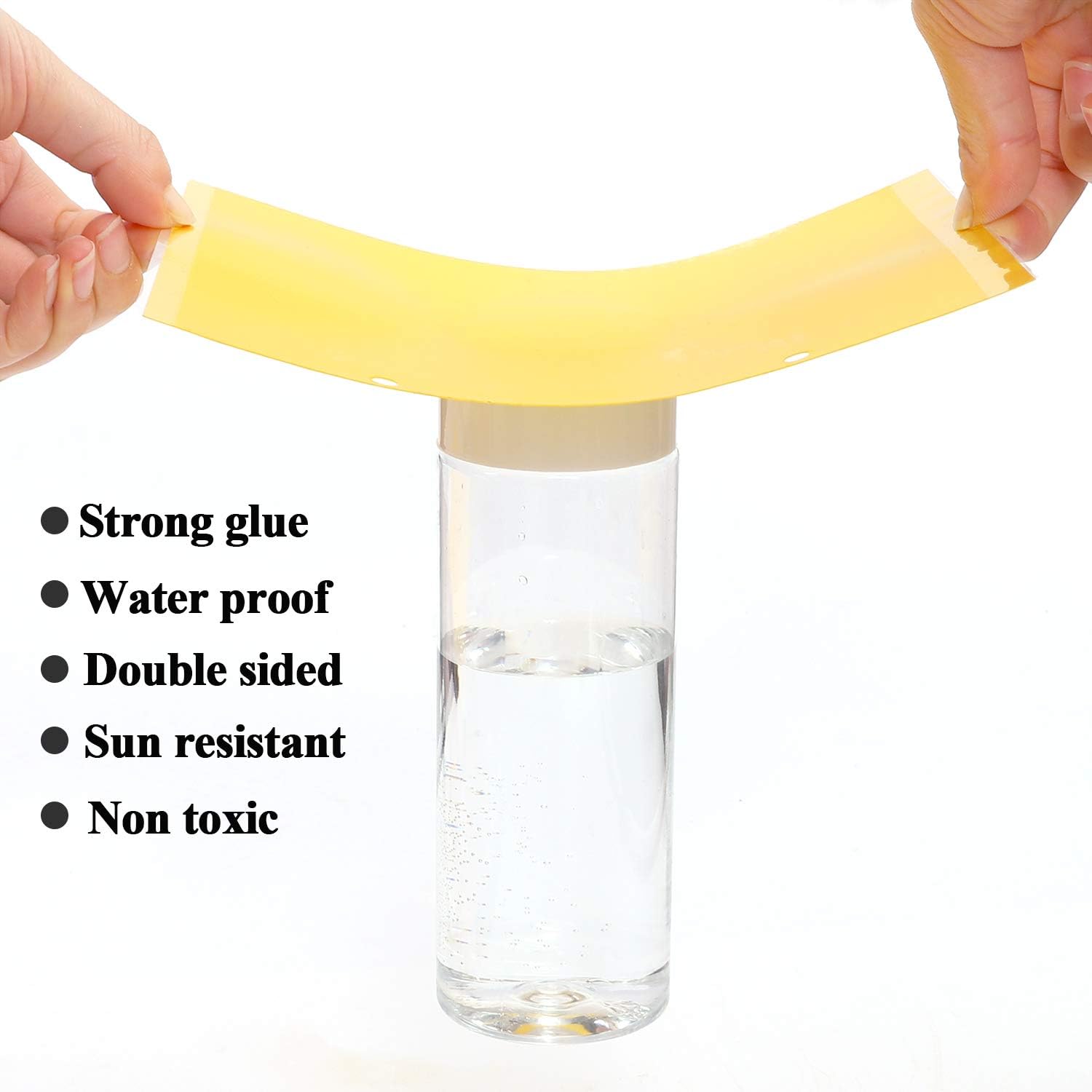 ELCOHO 12 Pieces Yellow Sticky Fly Traps Dual-sided Sticky Fly Catchers ...