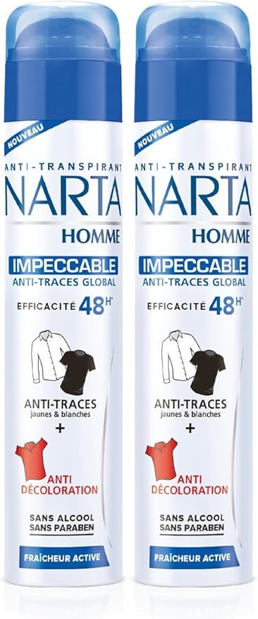 NARTA - Déodorant Homme Atomiseur Anti-Transpirant Impeccable Anti ...