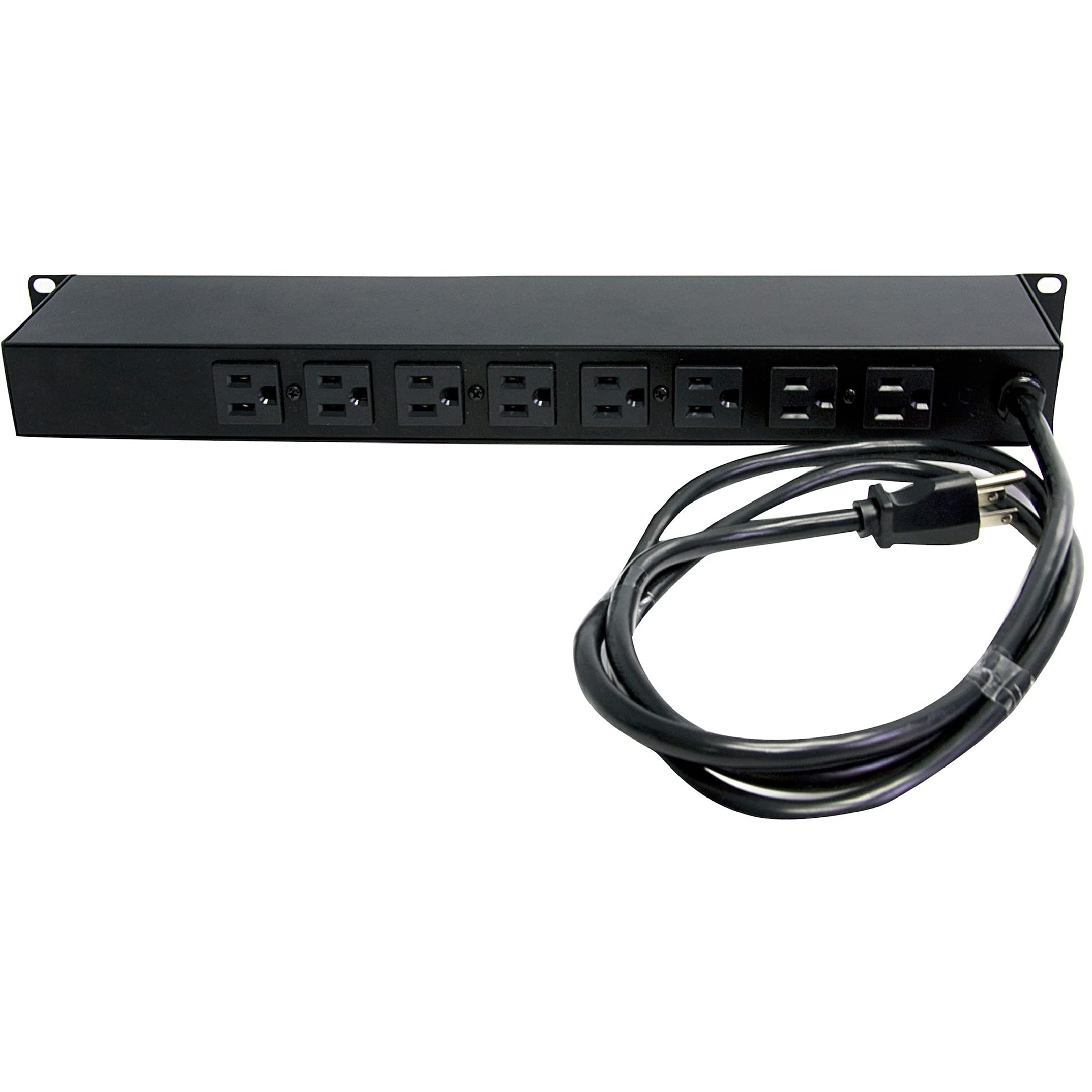 Mua 8 Outlet Horizontal 1U Rack Mount PDU Power Strip for Network ...