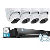 Amazon.com : REOLINK 8MP 8CH POE Security Camera System, 4pcs 4K H.265 ...