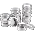 Amazon.com: BENECREAT 14 Pack 2 OZ Tin Cans Screw Top Round Aluminum ...