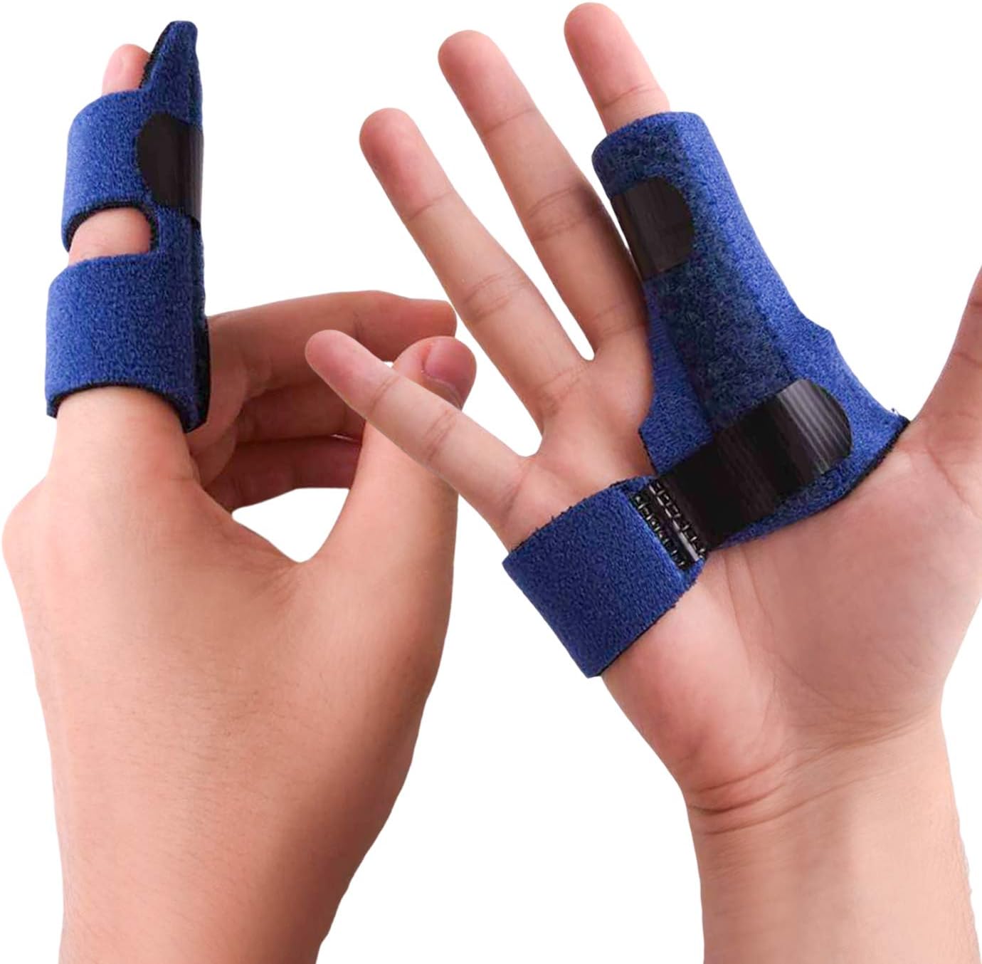 QUACOWW 2 Pieces Finger Splints Trigger Finger Extension Finger Knuckle ...