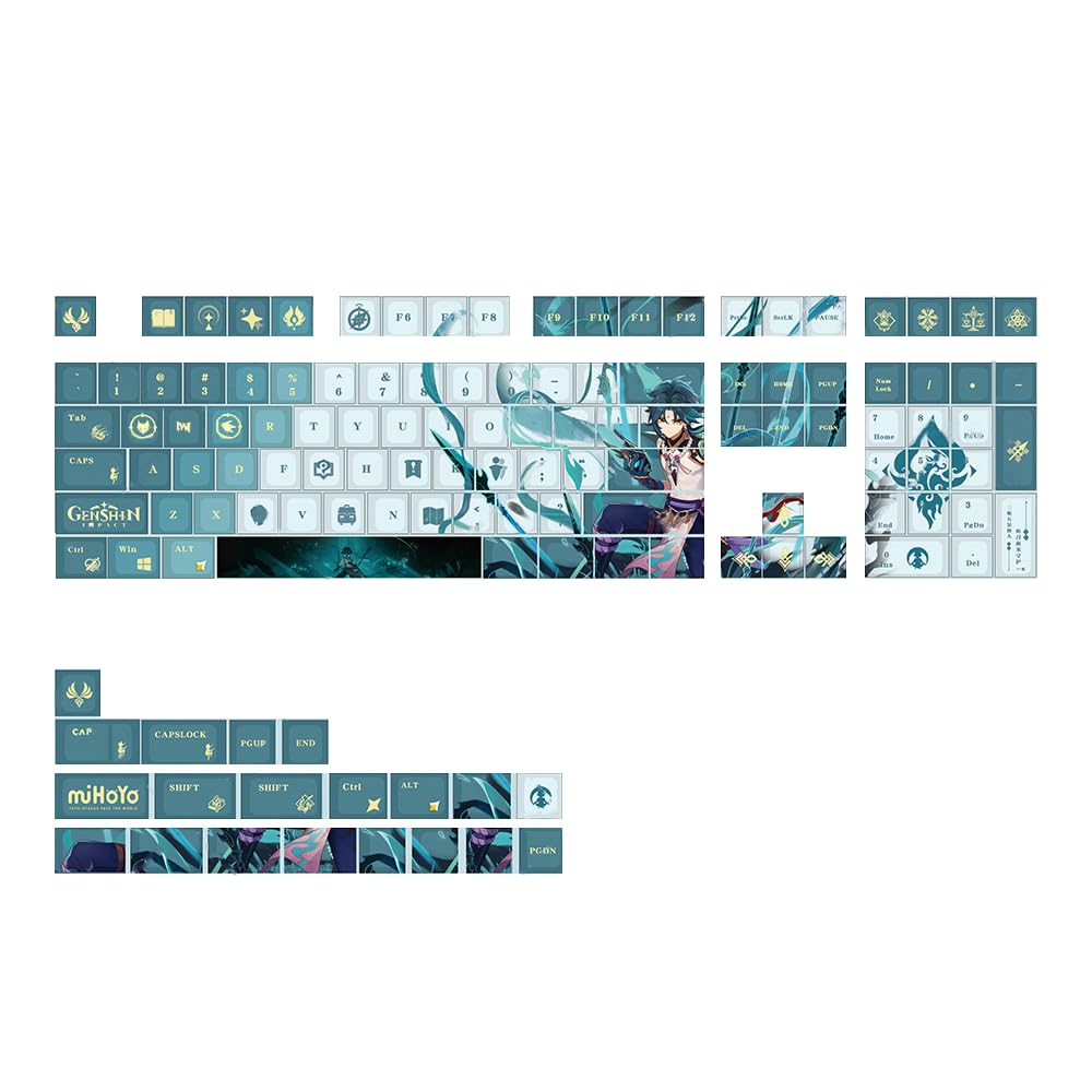 Mua Glacier Genshin Impact Keycaps Full Set for Mechanical Keyboard ...