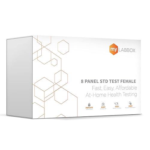 myLab Box 8 Panel at Home STD Test Kit for Women - Chlamydia, Gonorrhea ...