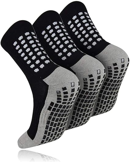 Amazon.com: 3 Pairs Non Slip Hospital Socks Non Skid Slipper Socks with ...