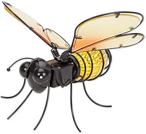 Amazon.com : Bits and Pieces - Bumblebee Solar Bulb Light - Outdoor ...