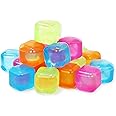 Amazon.com: Reusable Colored Plastic Square Ice Cubes for Drinks ...