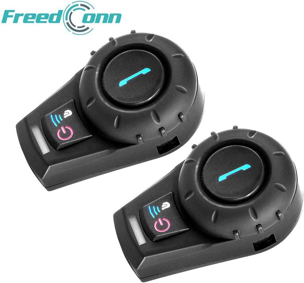 FreedConn Motorcycle Communication System FDCVB Helmet Bluetooth ...