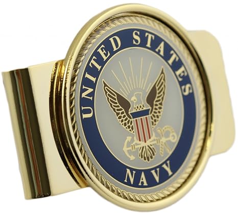 US Navy Logo Money Clip Military Money Clips With Free Velvet Gift ...