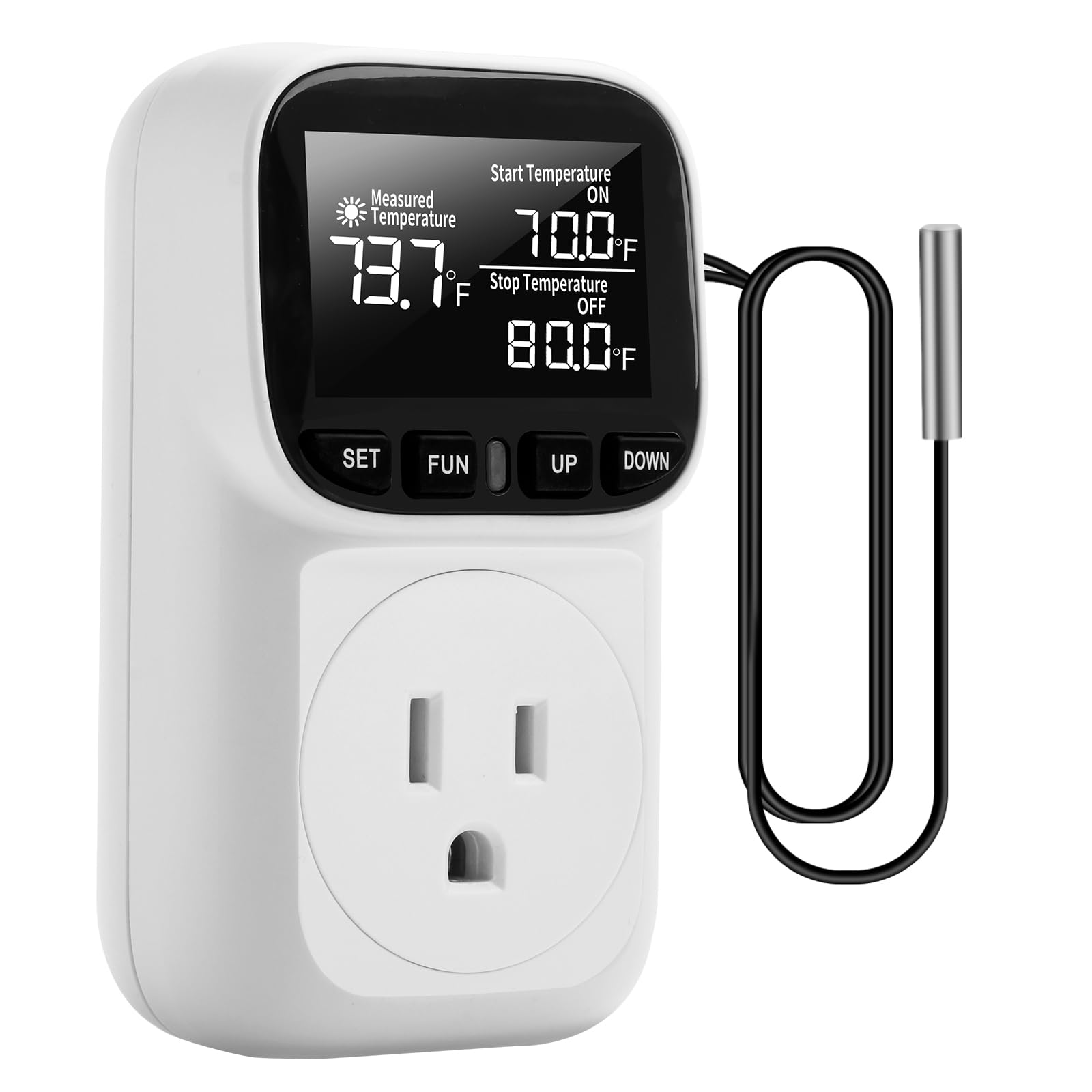 Diymore 1800W Plug in Digital Thermostat Temperature Controller ...