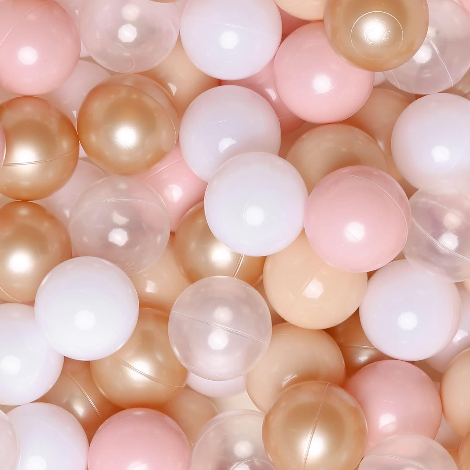 GOGOSO Ball Pits Balls Toddlers 50 100 200 500 Plastics Shape Ball Non ...