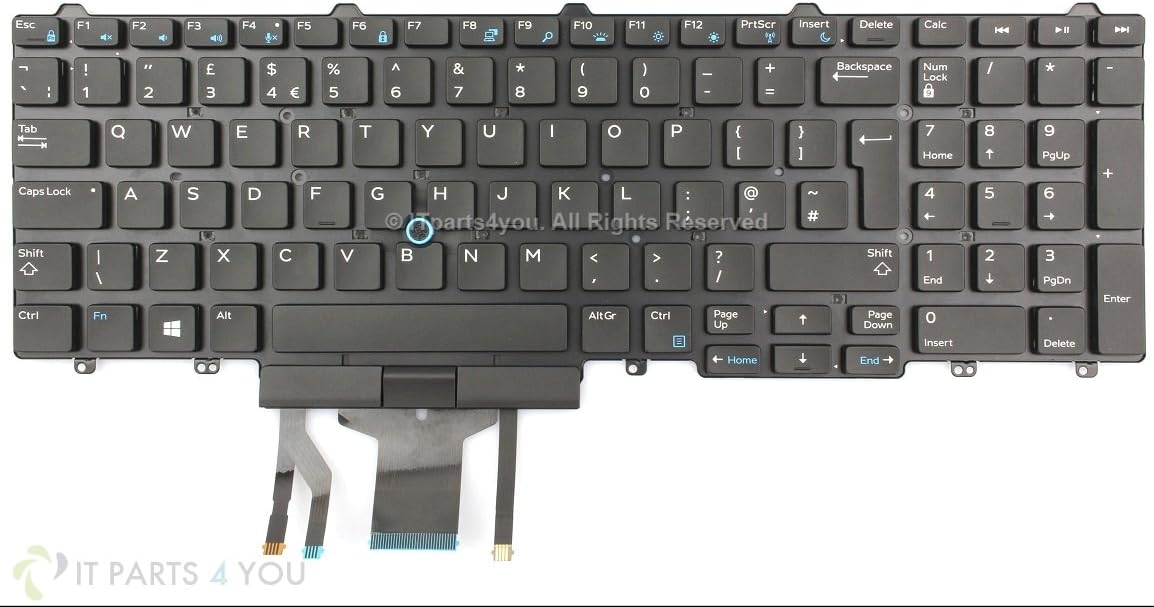 New Genuine Dell Latitude E5550 UK Language QWERTY: Amazon.co.uk ...