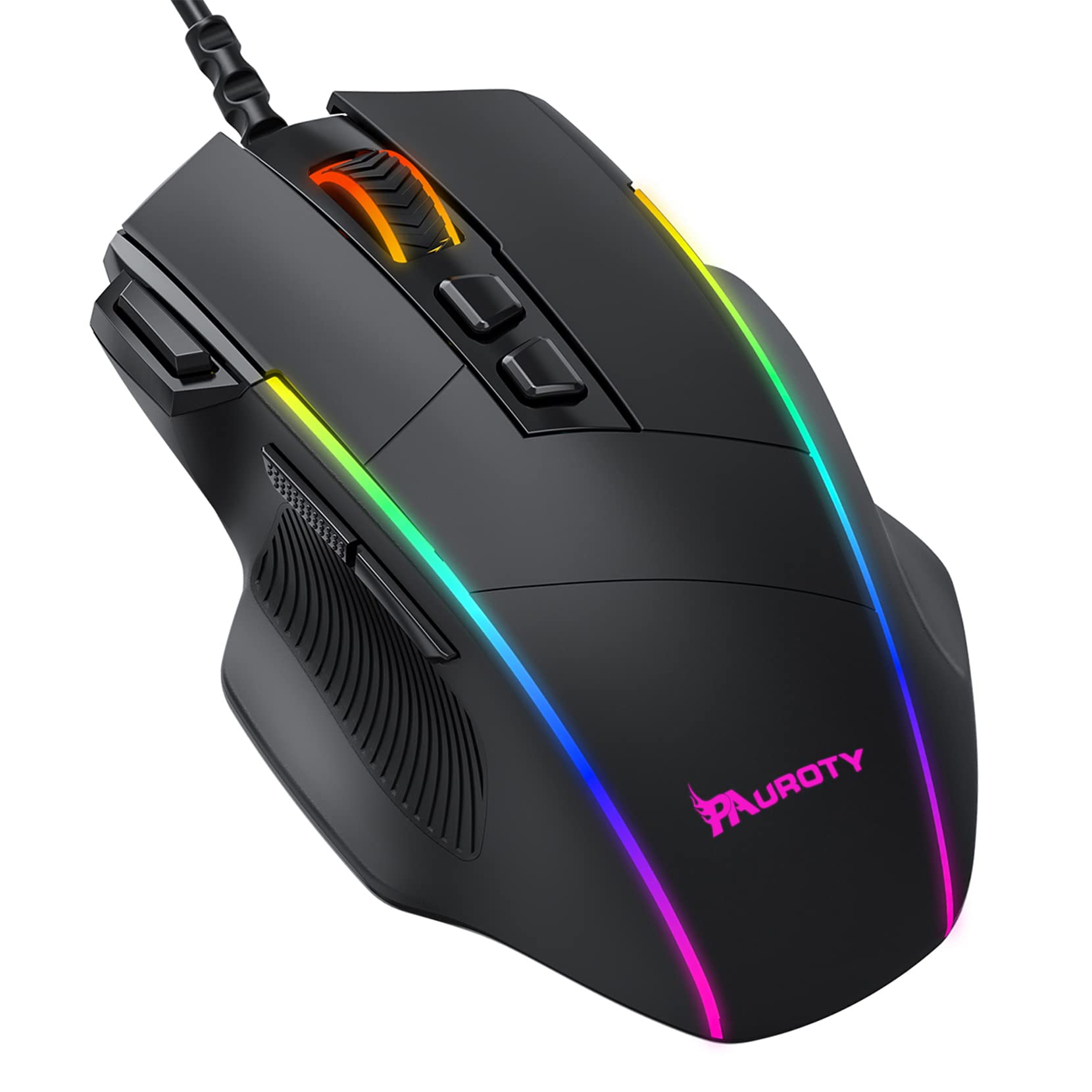 Mua Pauroty Gaming Mouse RGB Wired, Ergonomic PC Gaming Mice with ...