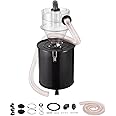 VEVOR Cyclone Dust Separator with Metal Tank, 4" Retrofit Cyclone ...