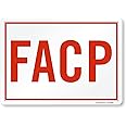 Amazon.com: SmartSign "FACP" Sign | 10" x 14" Aluminum : Industrial ...