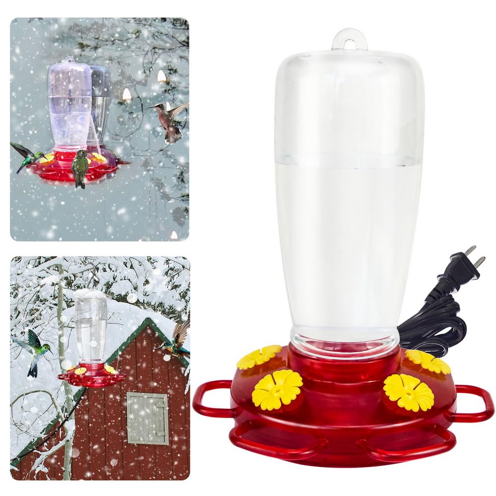 Heated Hummingbird Feeder Outdoor Hanging With A Suction Cup And heated-hummingbird-feeder-outdoor-hanging-with-a-suction-cup-and