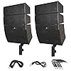 PRORECK Club A 4X4 Passive Line Array Speaker System Sets with ...