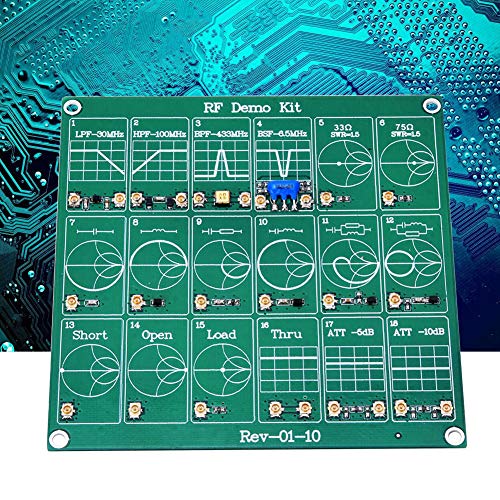 RF Demo Kit, NanoVNA RF Test Module Vector Network Analyzer Board ...