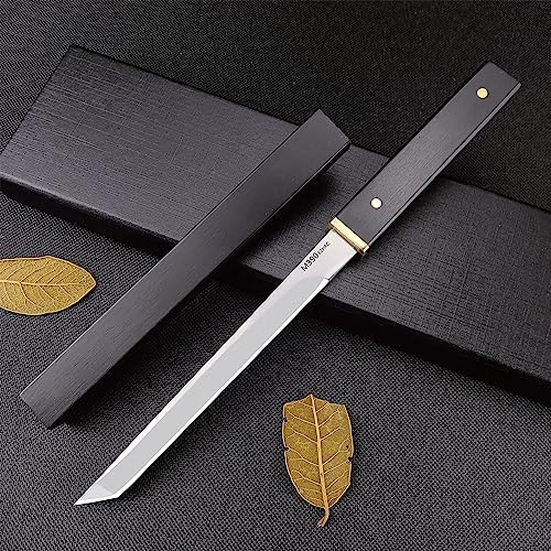 DAOFENG Japanese Classic Small Katana Fixed Blade Knife Camping ...