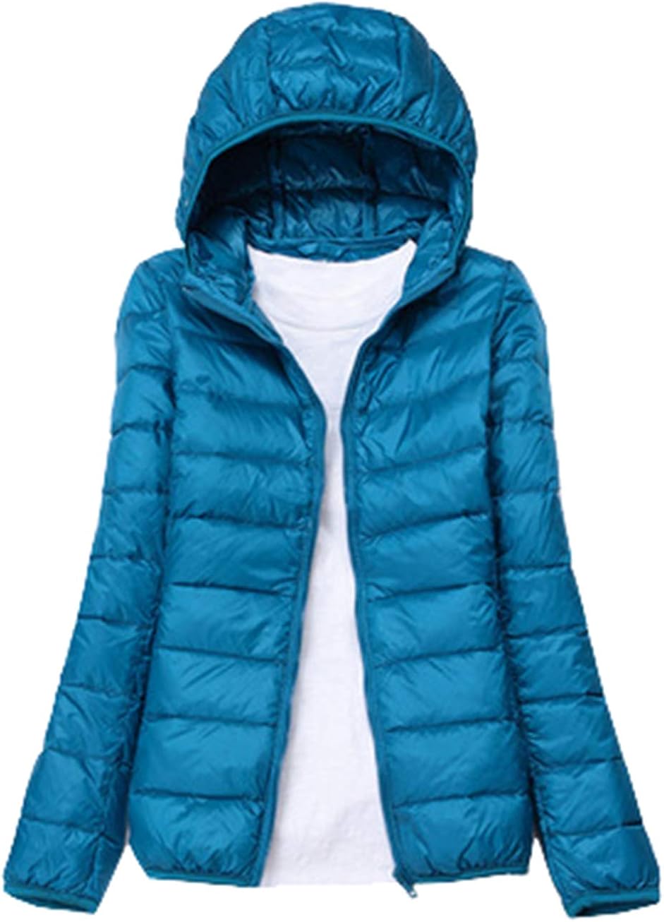 Women Lightweight Packable Down Jacket Winter Water Resistant Foldable ...