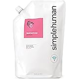 Amazon.com: simplehuman Fragrance Free Moisturizing Liquid Hand Soap Refill Pouch, 34 Fl. Oz ...