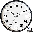 Amazon.com: OCEST Wall Clock 12Inch - Analog Wi-Fi Wall Clock - Sets ...