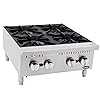 24” Freestanding Commercial Gas Cook Stove Range with 4 Burners, Cook ...