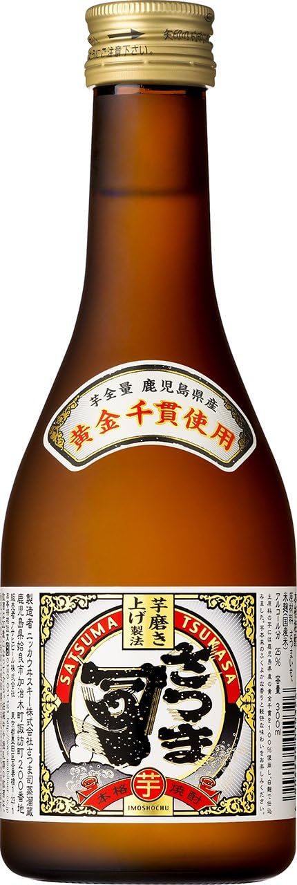 Amazon.co.jp： 芋焼酎 さつま司 25度 瓶 300ml [ 焼酎 ]: 食品・飲料・お酒