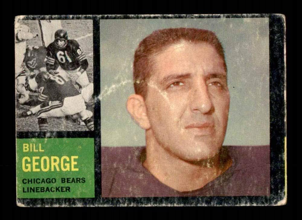 Amazon.com: 1962 Topps # 22 Bill George Chicago Bears (Football Card ...