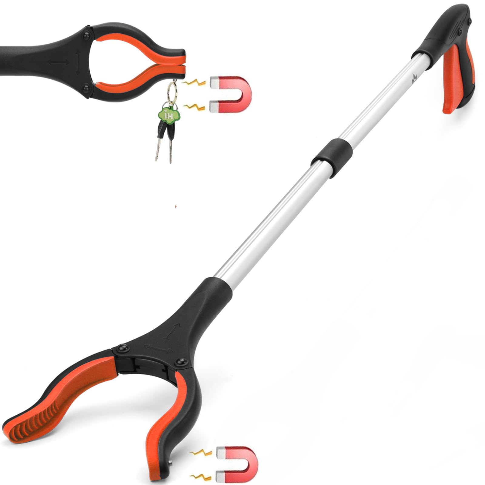 Reacher Grabber Pickup Tool, 32" Long Grabber Reacher Tool with ...