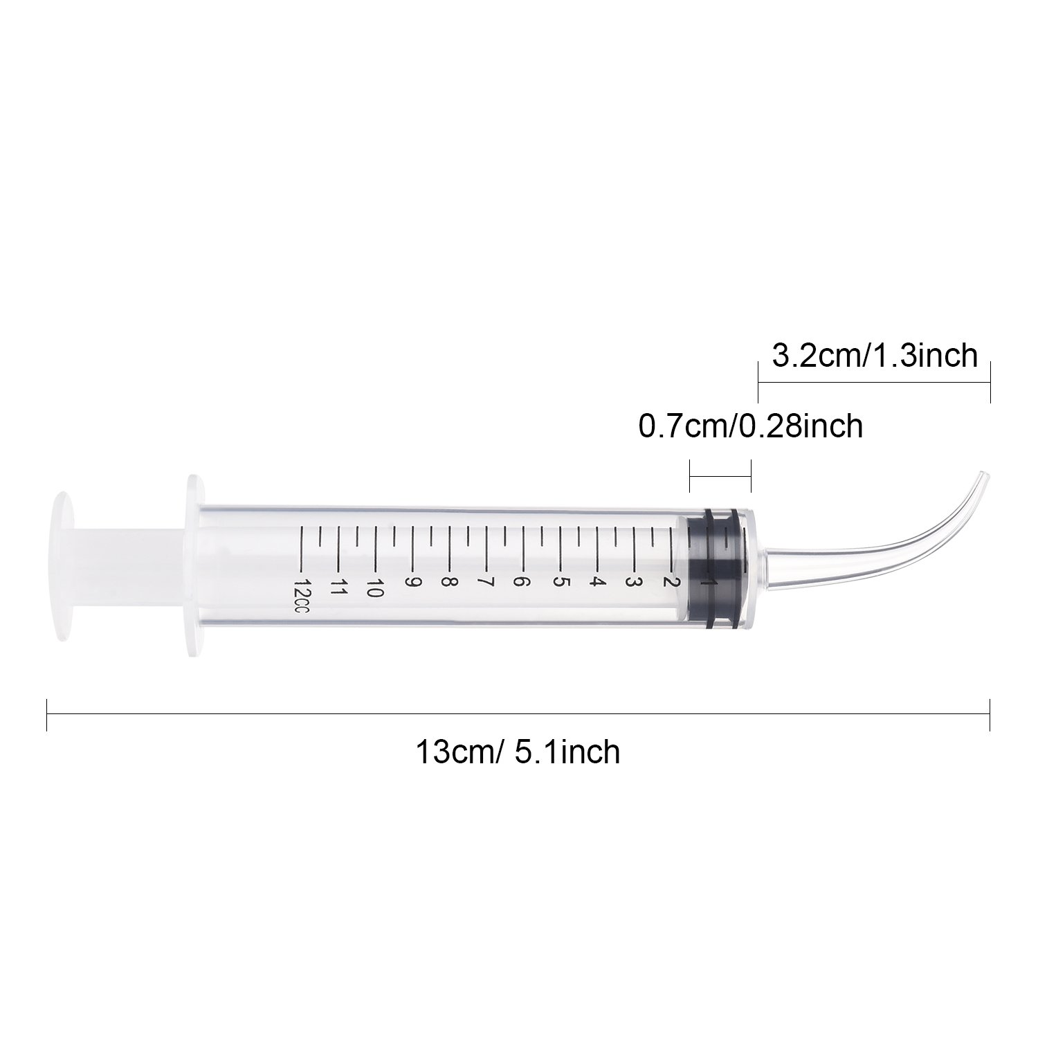 Mua TecUnite 8 Pcs Syringe 12cc Dental Irrigation Syringe with Curved ...