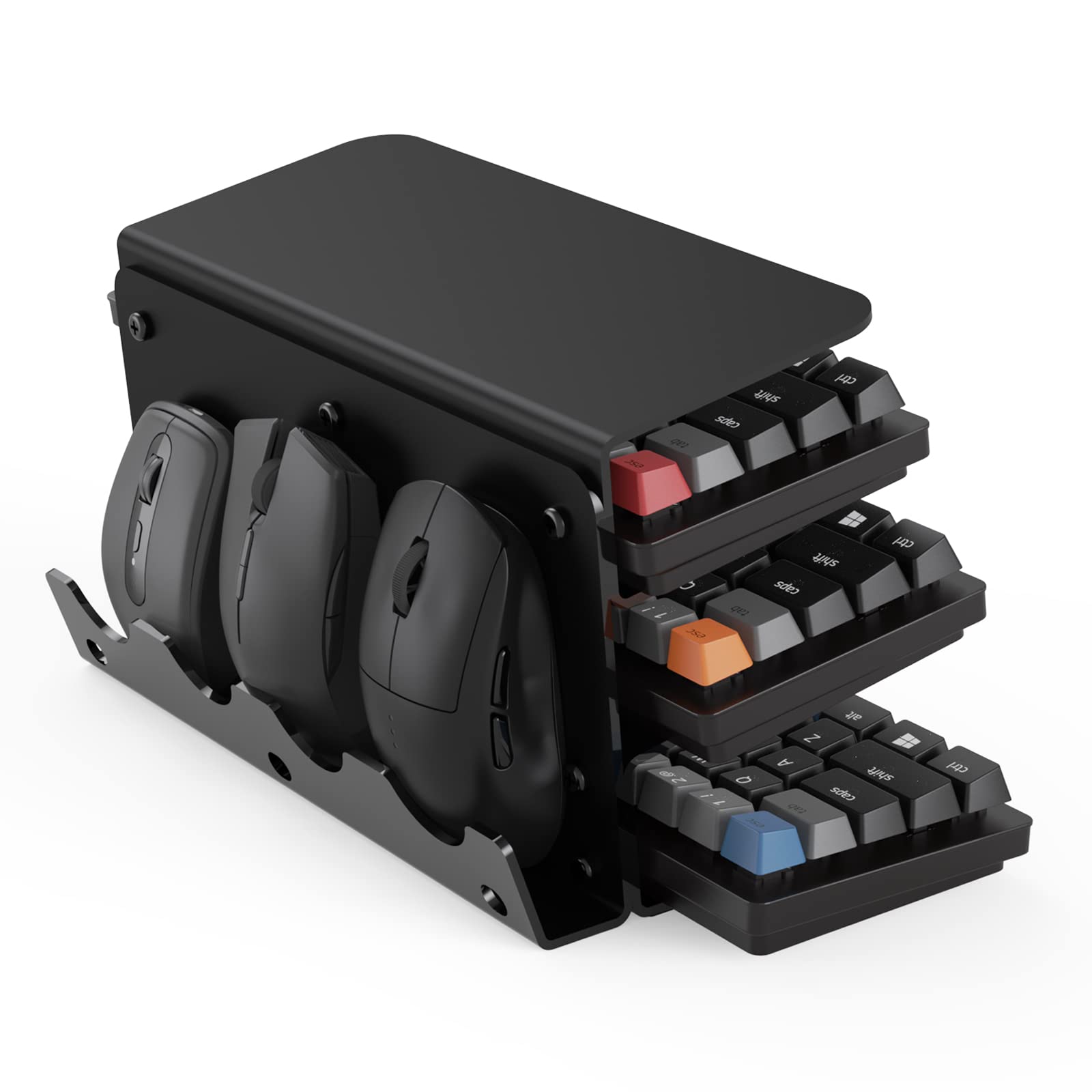 Mua Acrylic Keyboard Mouse Storage Rack,Yikola 3-Tier Keyboard Display ...
