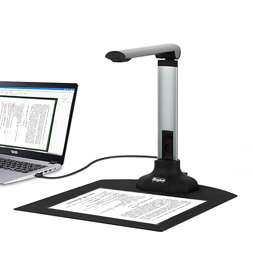 Kinghun KC6A07 Book & Document Camera, 8MP High Definition Portable ...