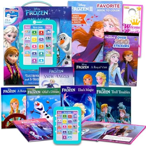 Disney Frozen Read Along Books for Kids - Bundle with 8 Read Aloud ...