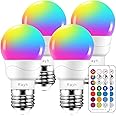 Color Changing Light Bulb, RGB LED Light Bulbs with Remote Control ...