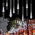 OMGAI Waterproof Meteor Shower Rain Lights - 30cm 8 Tubes Drop Icicle ...