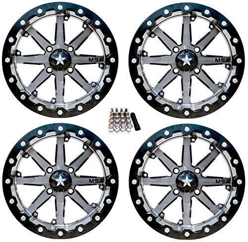 MSA M21 Lok UTV Wheels/Rims Gunmetal 16″ Can-Am Maverick X3 / Honda ...