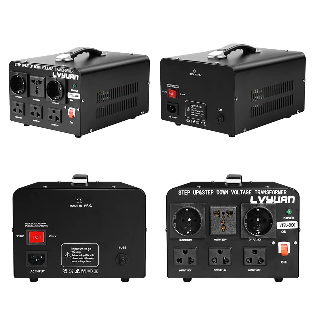 Mua LVYUAN 3000W Overseas Domestic Type Transformer, Up/Down ...