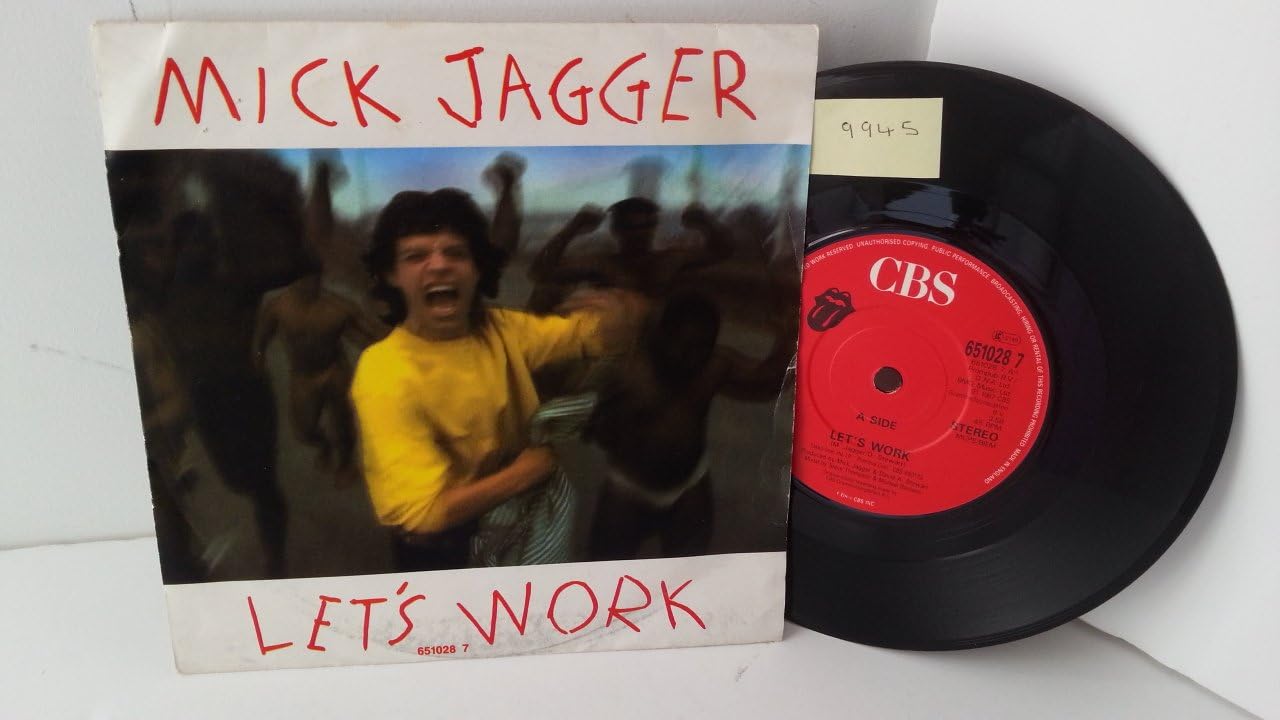 MICK JAGGER let's work, 7" single, 651028 7: Amazon.co.uk: Music