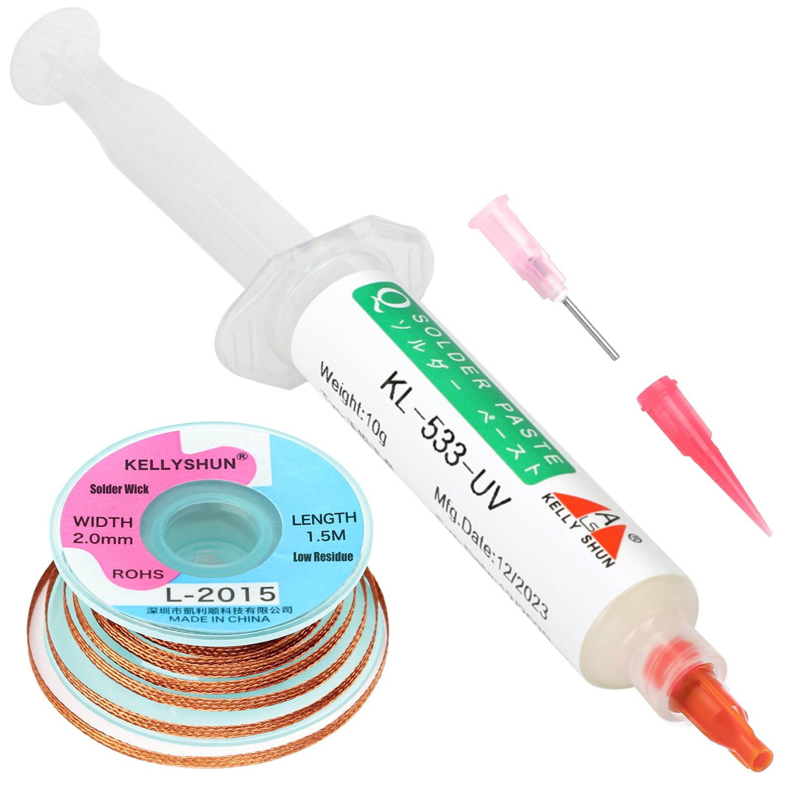 Mua KL-533 No Clean Soldering Flux Paste & Solder Wick,Solder Flux for ...