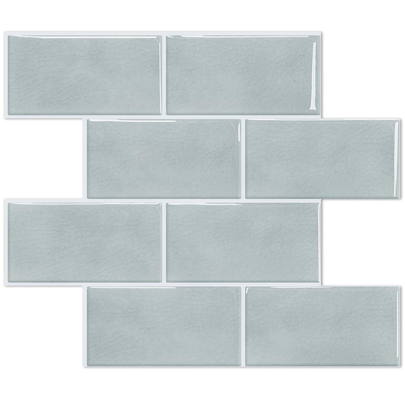 STICKGOO 10-Sheet Peel and Stick Subway Tile, Stick on Tiles Backsplash ...