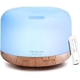 Amazon.com: ASAKUKI 500ml Premium, Essential Oil Diffuser with Remote ...