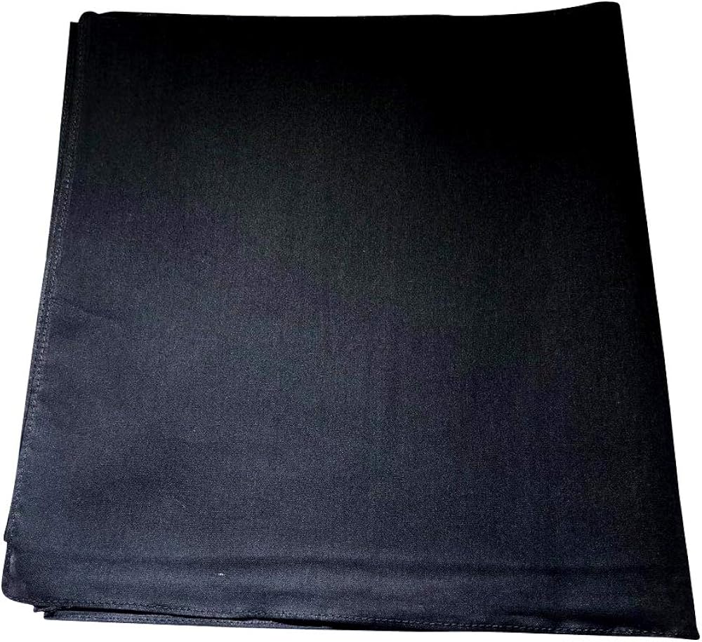 Amazon.com: Pack of 100 Solid 100% Cotton Blank Plain Unisex Bandanas ...