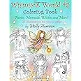 Whimsical World #2 Coloring Book: Fairies, Mermaids, Witches, Angels ...